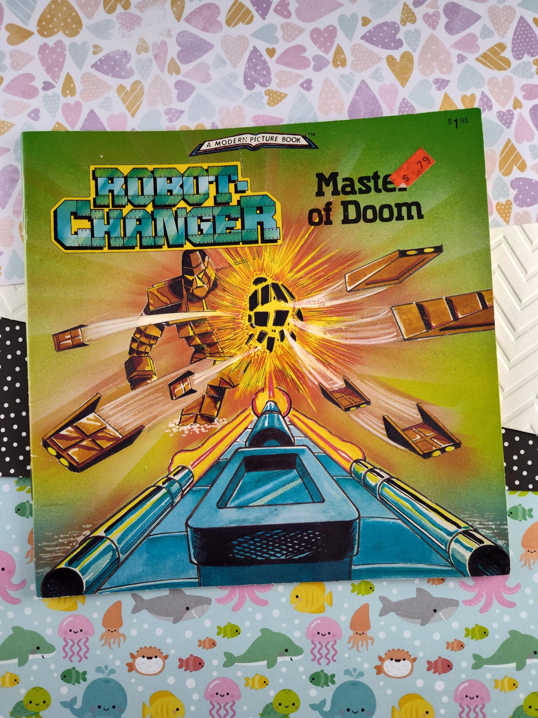 Vintage 1985 Modern Picture Book Robot-changer: Master of Doom ...
