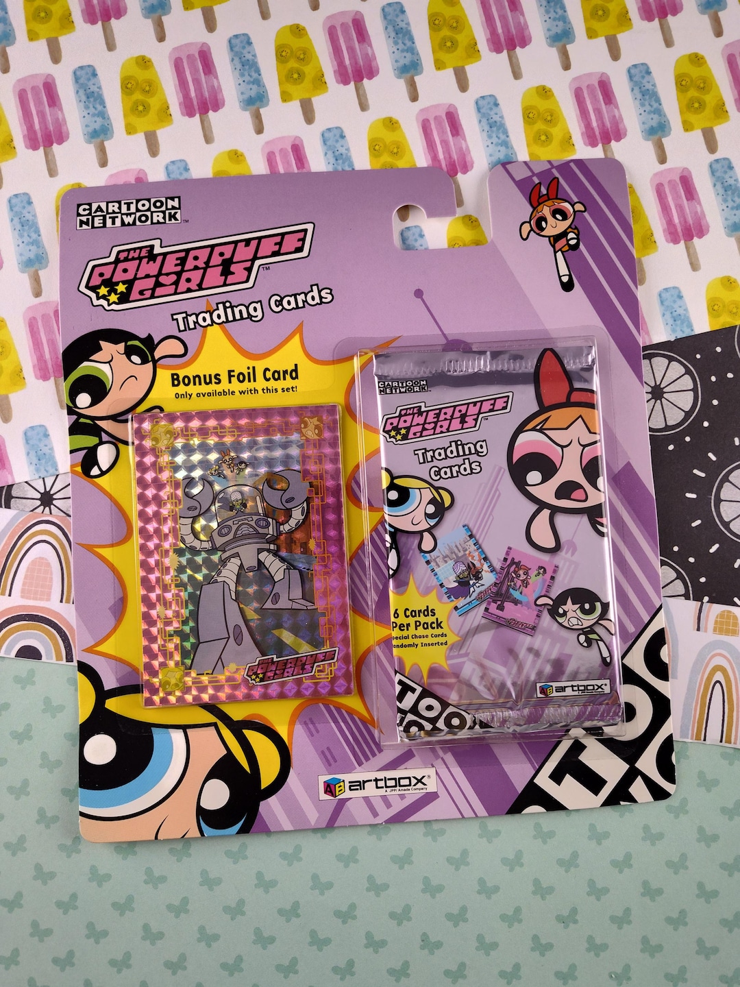 Vintage 2000 the Powerpuff Girls Cartoon Network Artbox Trading Cards ...