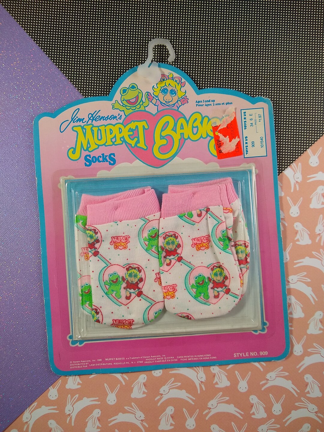 CLEARANCE Vintage 1985 Jim Henson's Muppet Babies Socks, NIP New ...