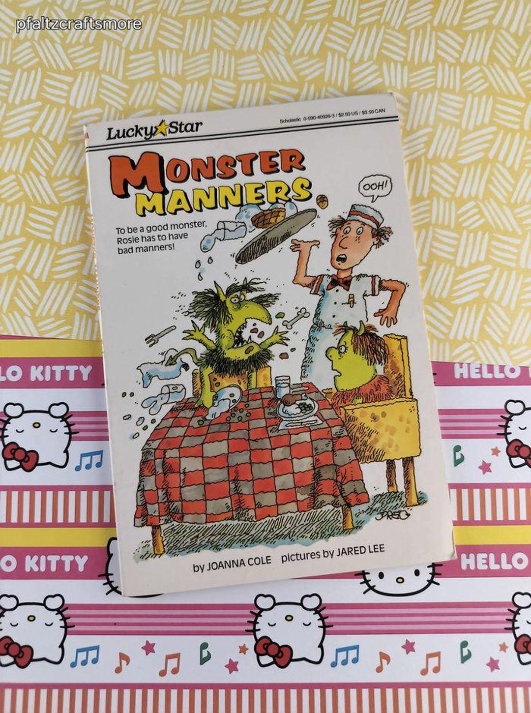 Vintage 1980's Monster Manners by Joanna Cole Lucky Star Softcover - Etsy