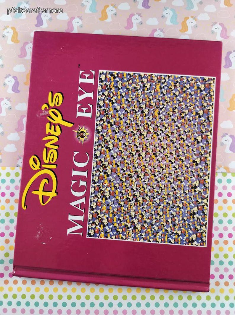 Vintage 1994 Disney's Magic Eye Scholastic Hardcover - Etsy