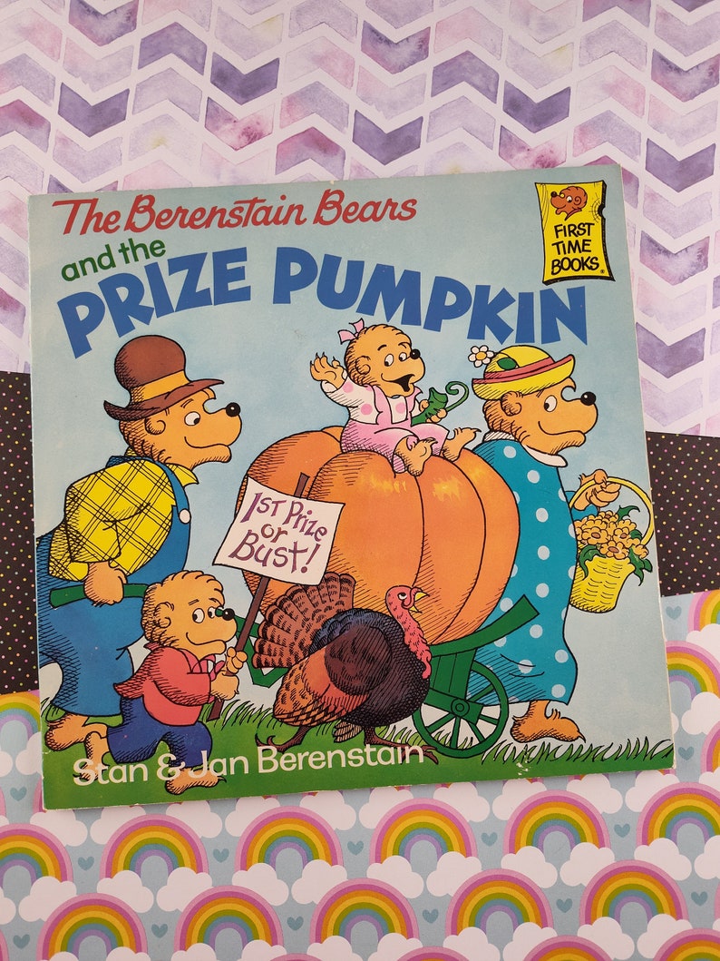 Vintage 1990 the Berenstain Bears prize Pumpkin by Stan & Jan ...