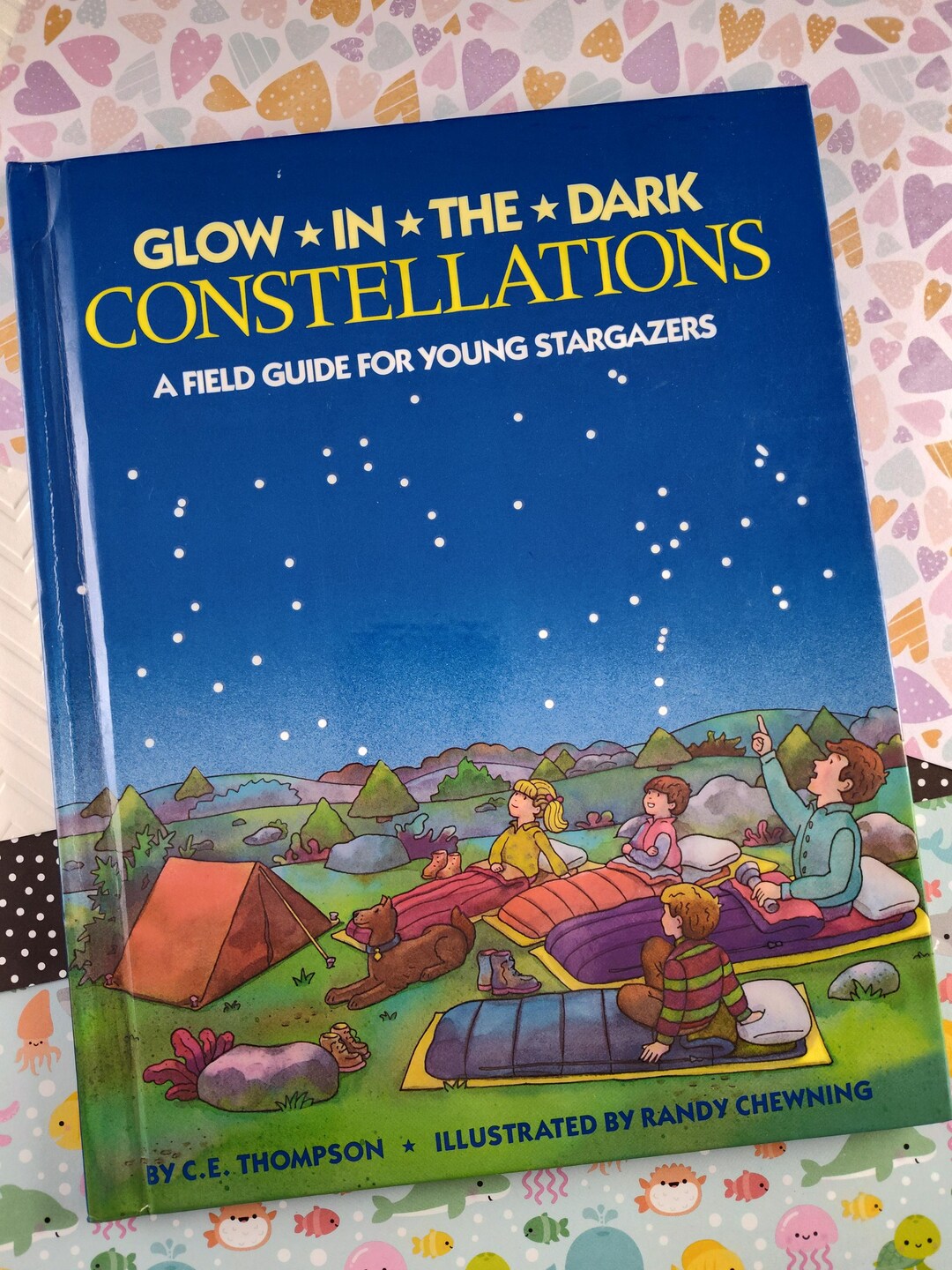 Vintage 1989 Glow-in-the-dark Constellations Hardcover Book by C.E ...