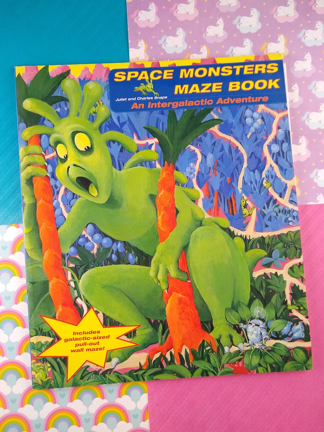 Vintage 2001 Space Monsters Maze Book: an Intergalactic Adventure by ...