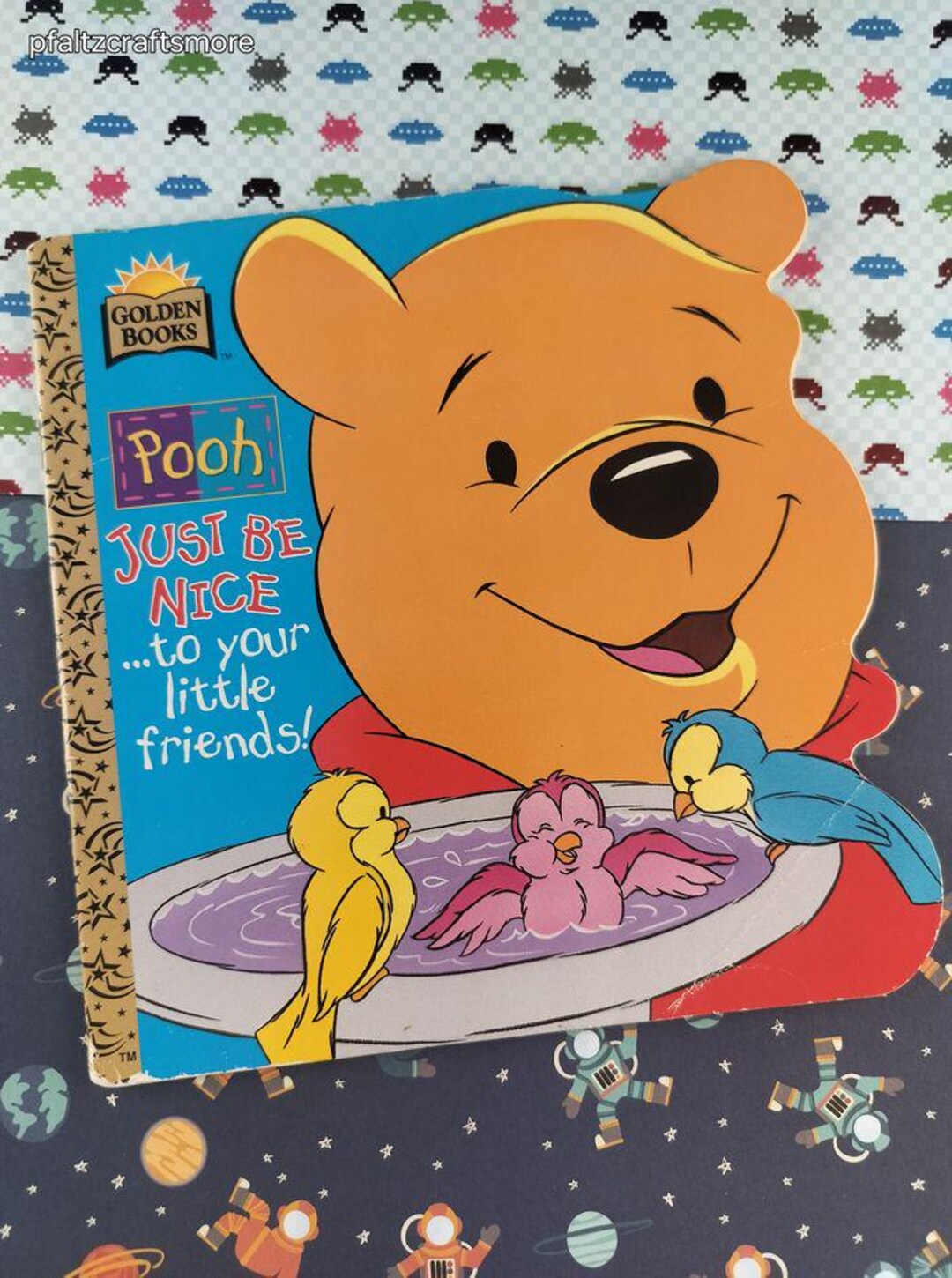Vintage 1997 Golden Super Shape Book Pooh Just Be Nice...to Your Little ...