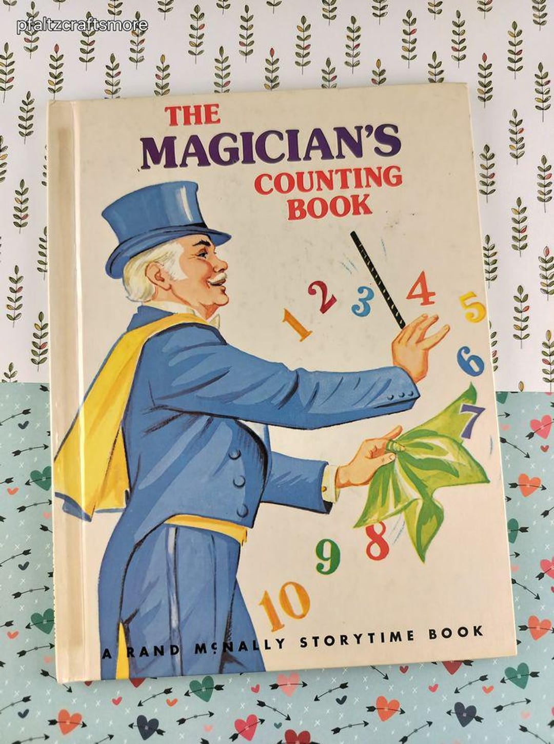 Vintage 1973 Rand Mcnally Storytime Book the Magician's Counting Book ...