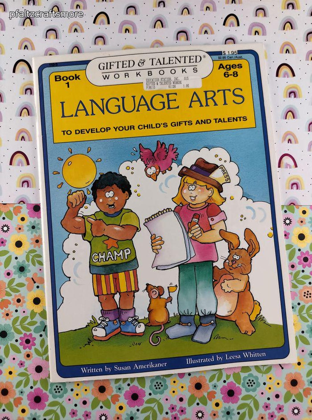 Vintage 1987 Gifted & Talented Workbooks Language Arts Book 1 Softcover ...