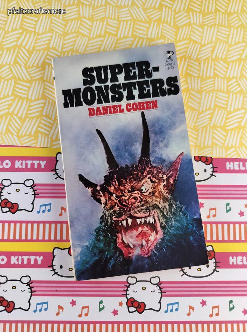 Vintage 1978 1st Printing Super-monsters by Daniel Cohen Softcover - Etsy