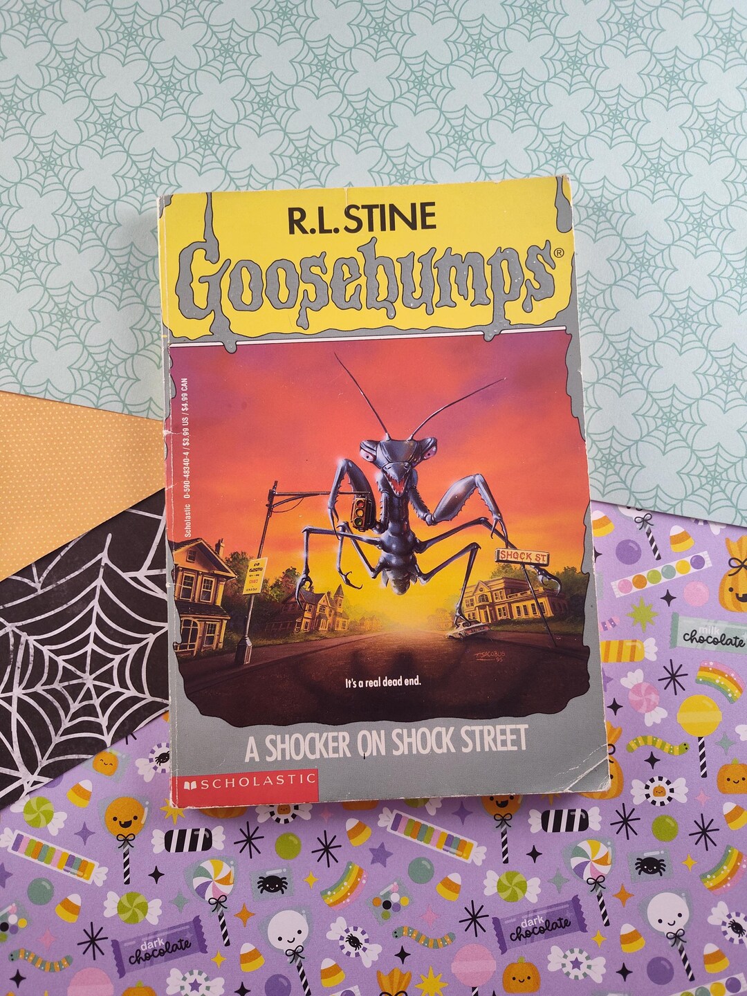 Vintage 1995 R.L. Stine Goosebumps #35, A Shocker on Shock Street - Etsy