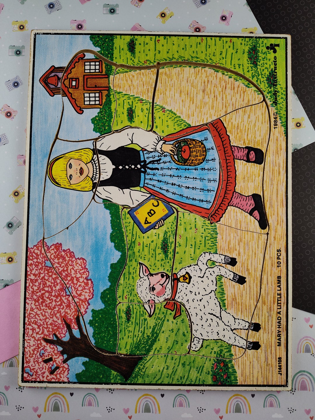 Vintage 1984 Judy/instructo J.I. Mary Had a Little Lamb Wooden Frame ...