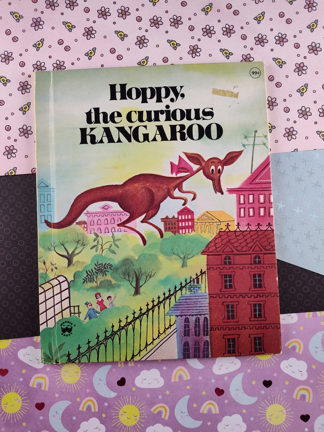 Vintage 1983 Wonder Books, "hoppy, the Curious Kangaroo" Hardcover - Etsy