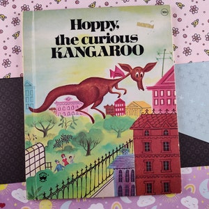 Vintage 1983 Wonder Books, "hoppy, the Curious Kangaroo" Hardcover - Etsy