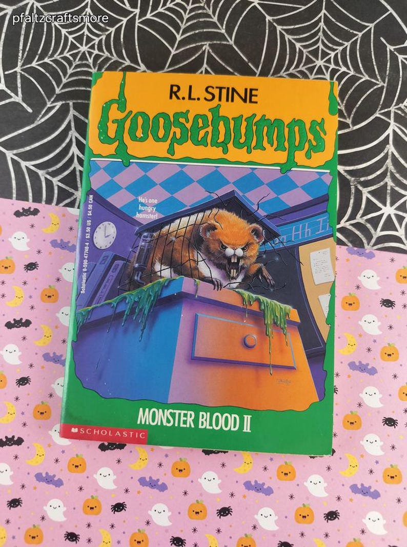 Vintage 1990's R.L. Stine Goosebumps #18, Monster Blood II Softcover - Etsy
