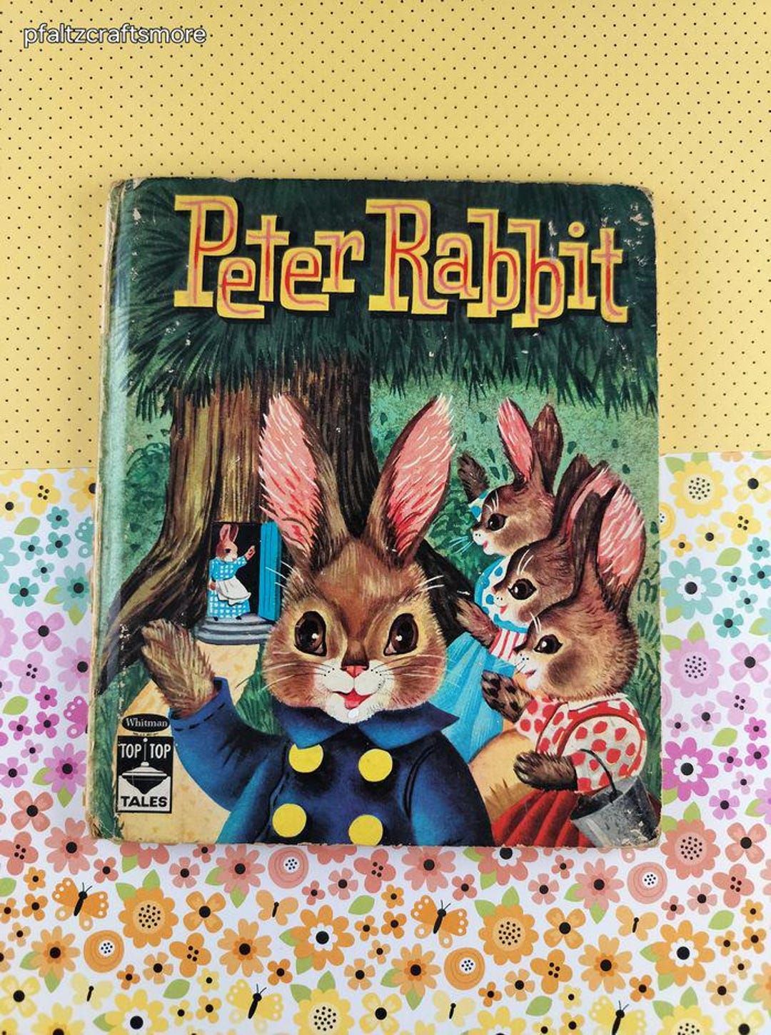 Vintage 1961 Peter Rabbit Whitman Top Top Tales Hardcover - Etsy