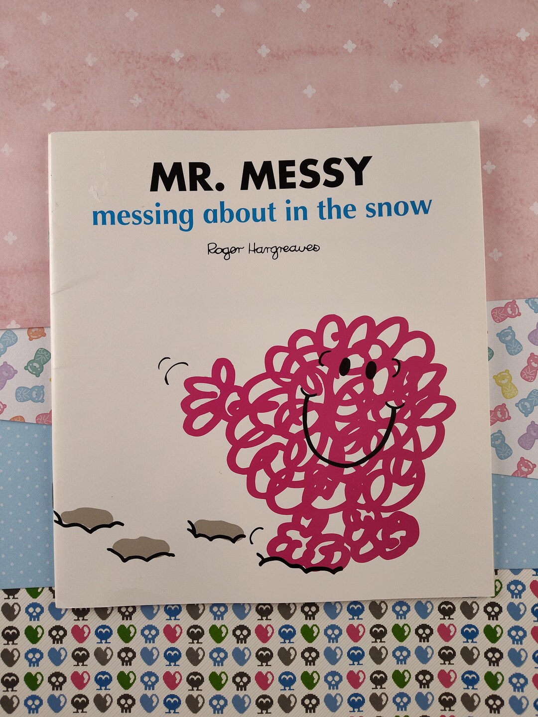 Vintage 1998 Mr. Men, Mr. Messy Messing About in the Snow Softcover ...