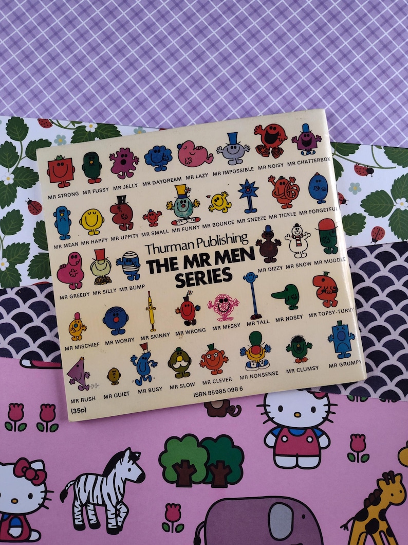 Vintage 1978 Original Mr. Men Books "mr. Rush" by Roger Hargreaves ...