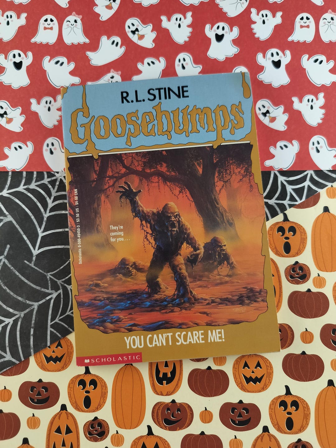 Vintage 1990's R.L. Stine Goosebumps #15, You Can't Scare Me! Softcover ...