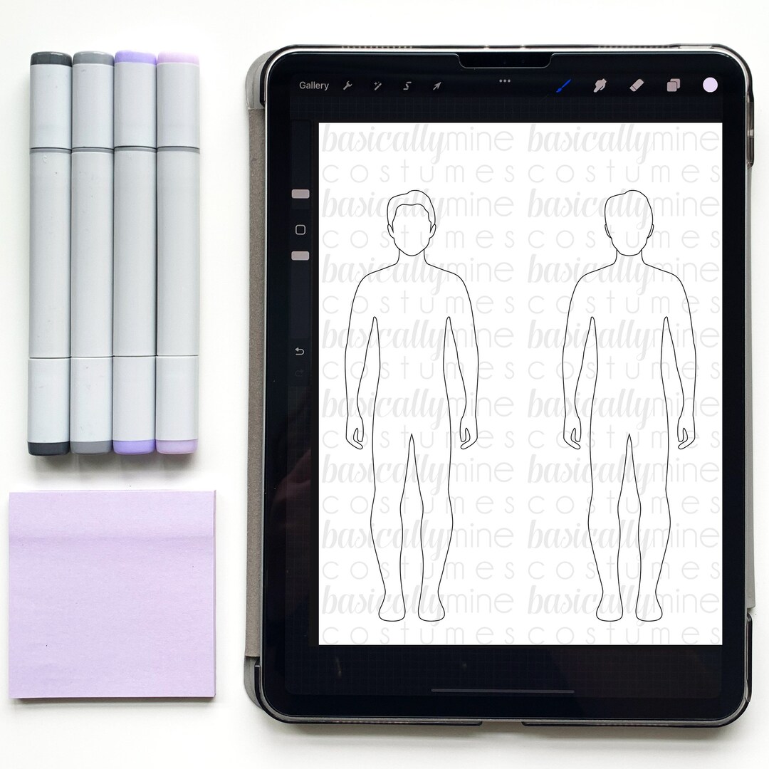 Little Dude Mannequin Sketch Template - Etsy