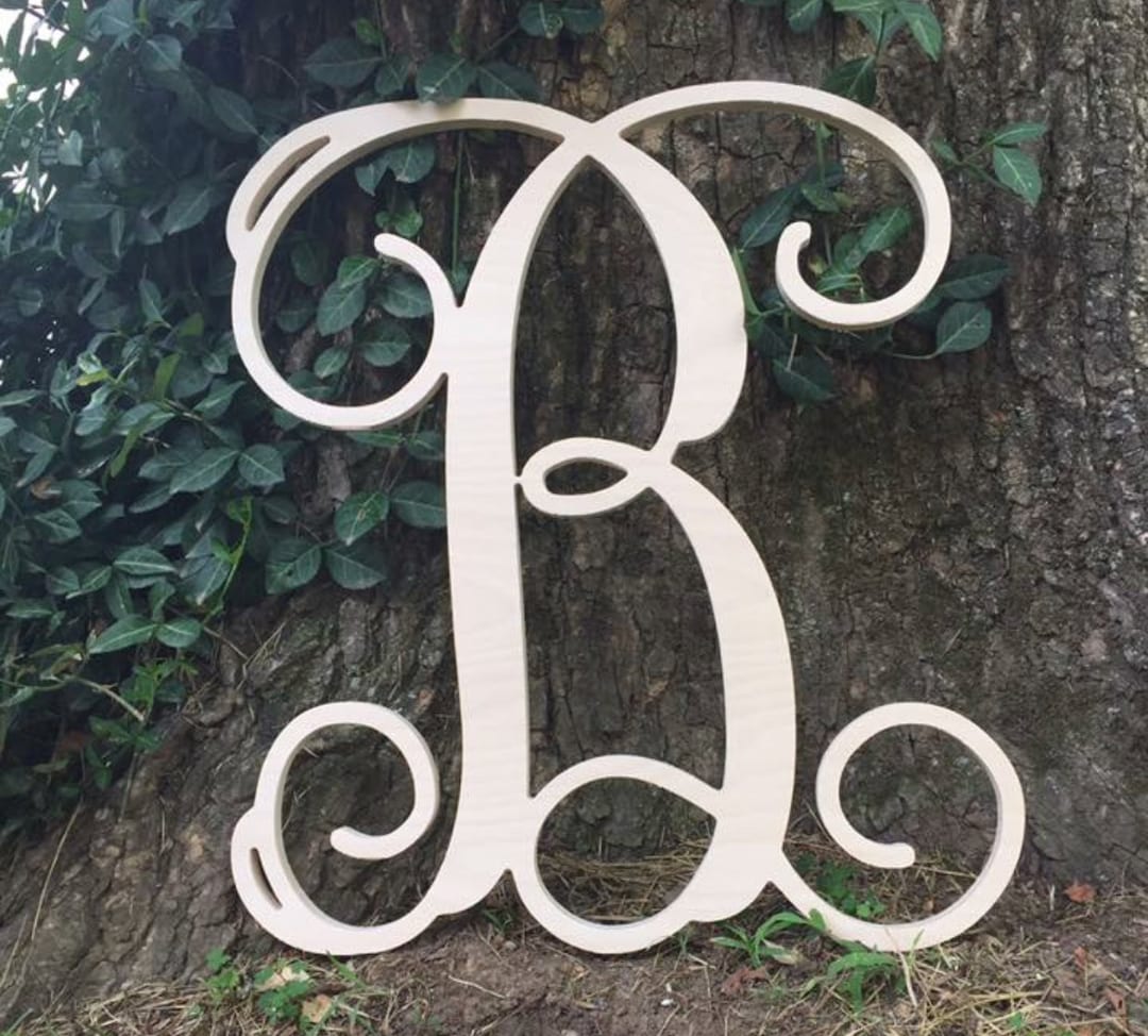 Birch Vine Monogram Letters: 12" Bulk Set (15 Piece) - Etsy