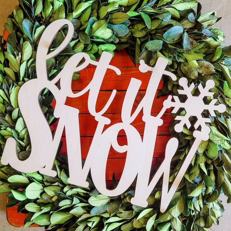 Let It Snow Letters - Etsy