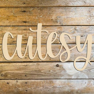 Custom Wooden Words- Unfinished Wood Words- 15" WIDE -- 19.99 !!!! - Etsy