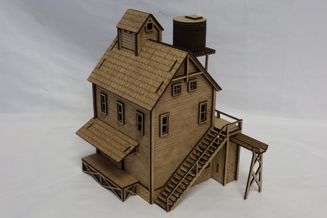 1:48 (O Scale) [kit] Water Wheel, Heims Mill - Etsy