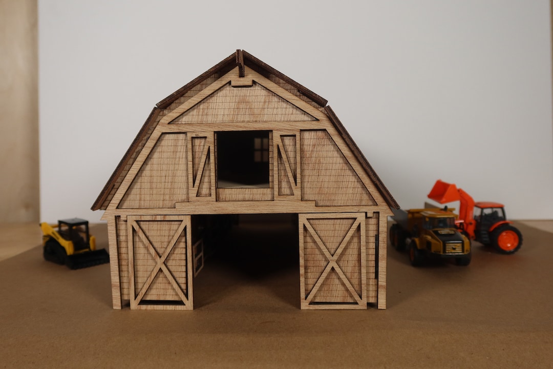 1:48 (O Scale) [assembled] Farm Barn - Etsy