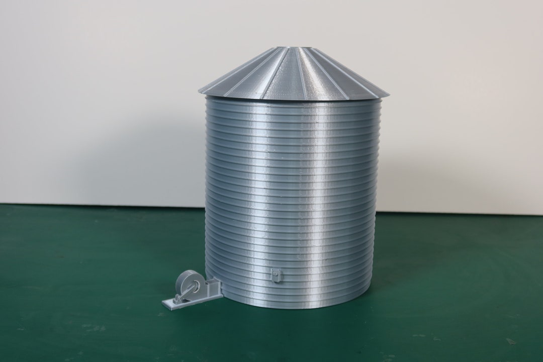 1:48 O Scale 33 Foot Tall, 24 Foot Diameter Grain Storage Bin - Etsy