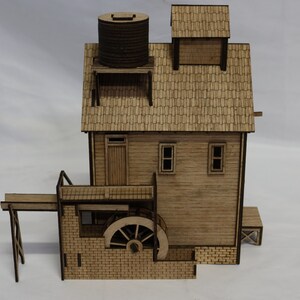 1:48 (O Scale) [kit] Water Wheel, Heims Mill - Etsy