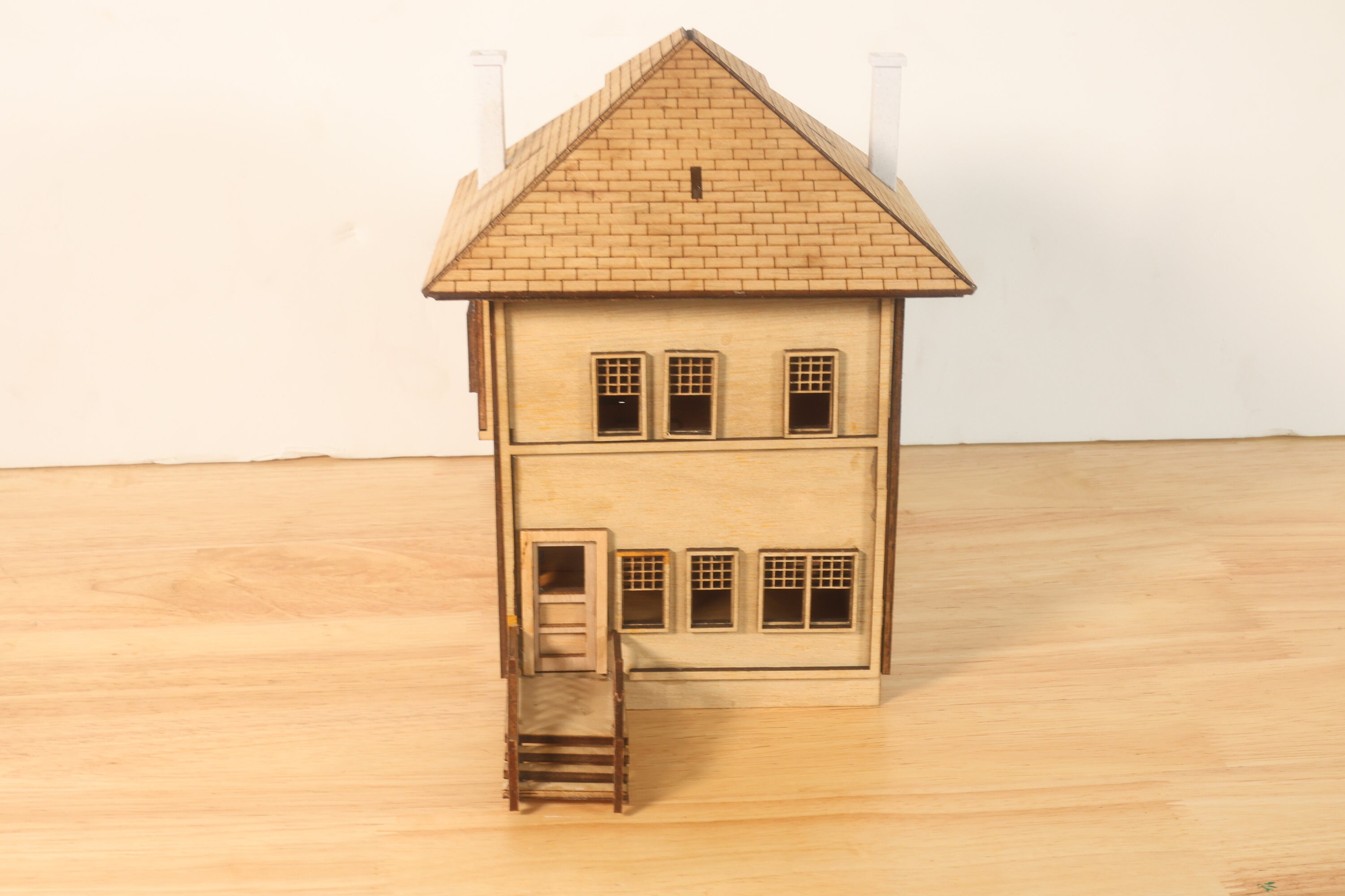 1:48 (O Scale) [kit] Two-story House, Castleton - Etsy