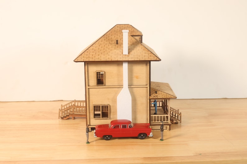 1:48 (O Scale) [kit] Two-story House, Castleton - Etsy