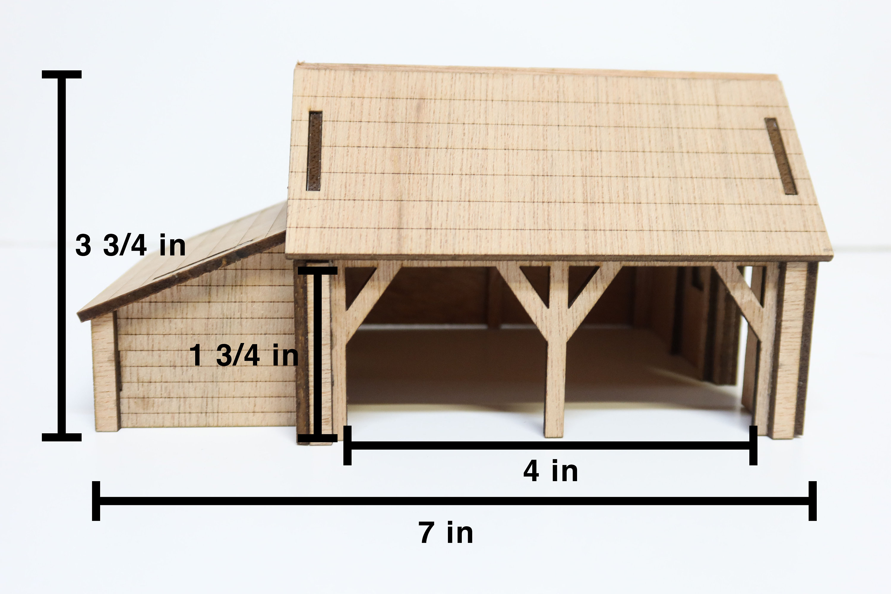 1:48 (O Scale) [kit] Farm-large Shed - Etsy