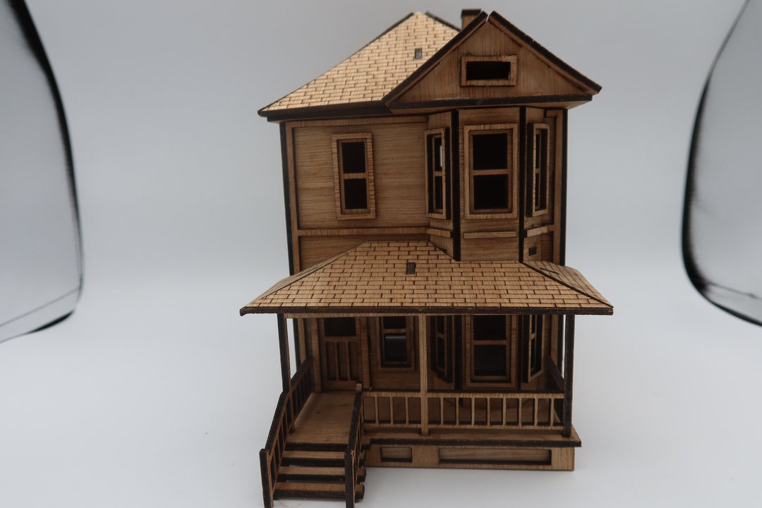 1:48 (O Scale) [assembled] Two Story House, Miltion Villa. - Etsy