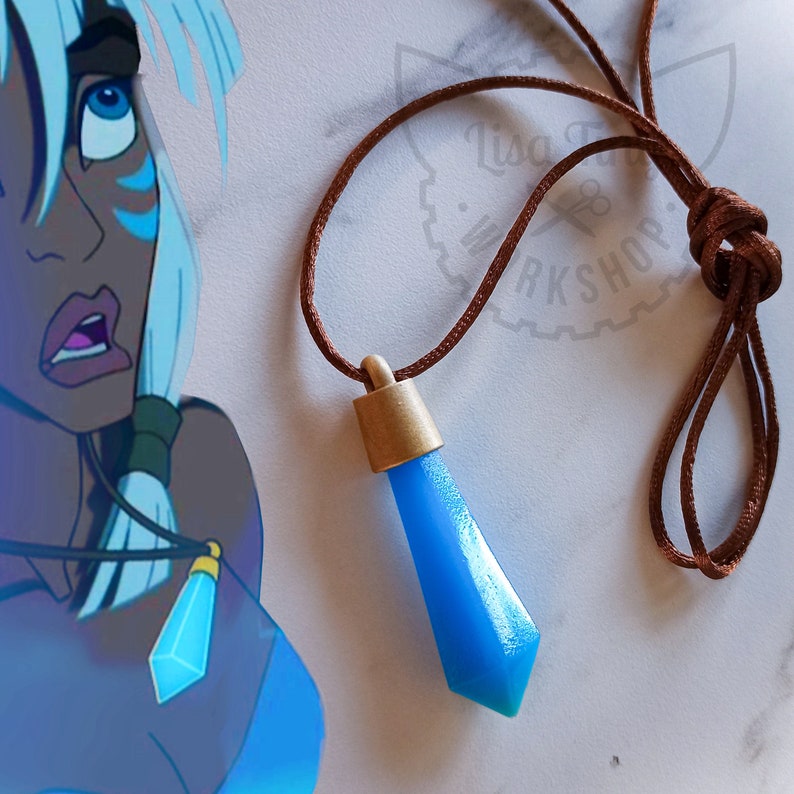 Kida Atlantis Necklace Crystal | Etsy