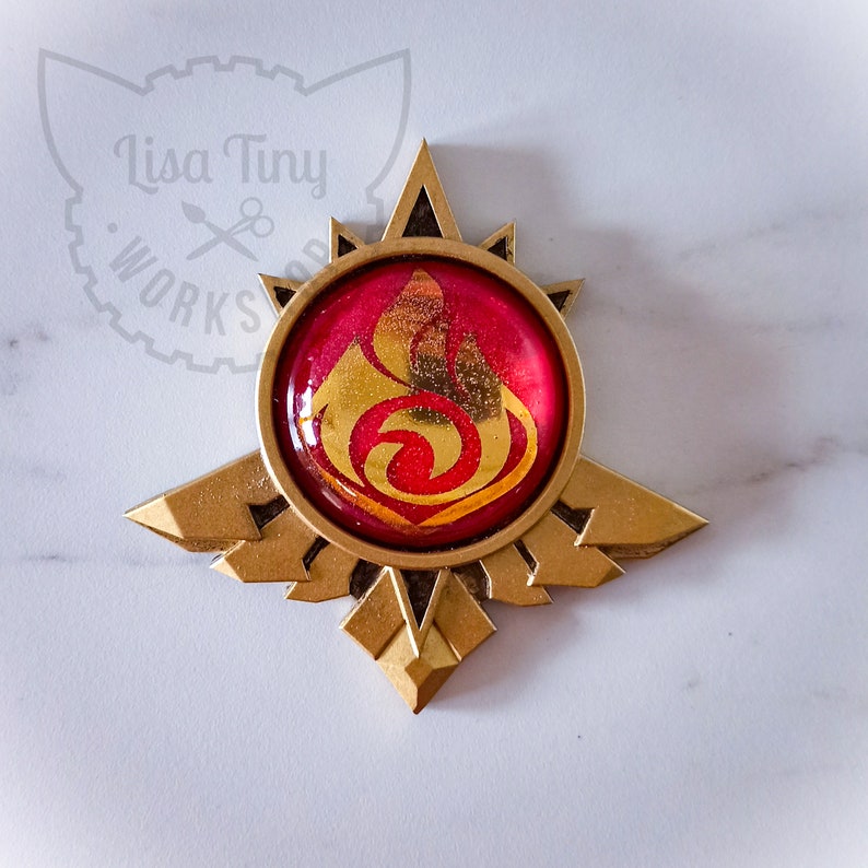 Mondstadt Characters Vision Cosplay Charm - Etsy