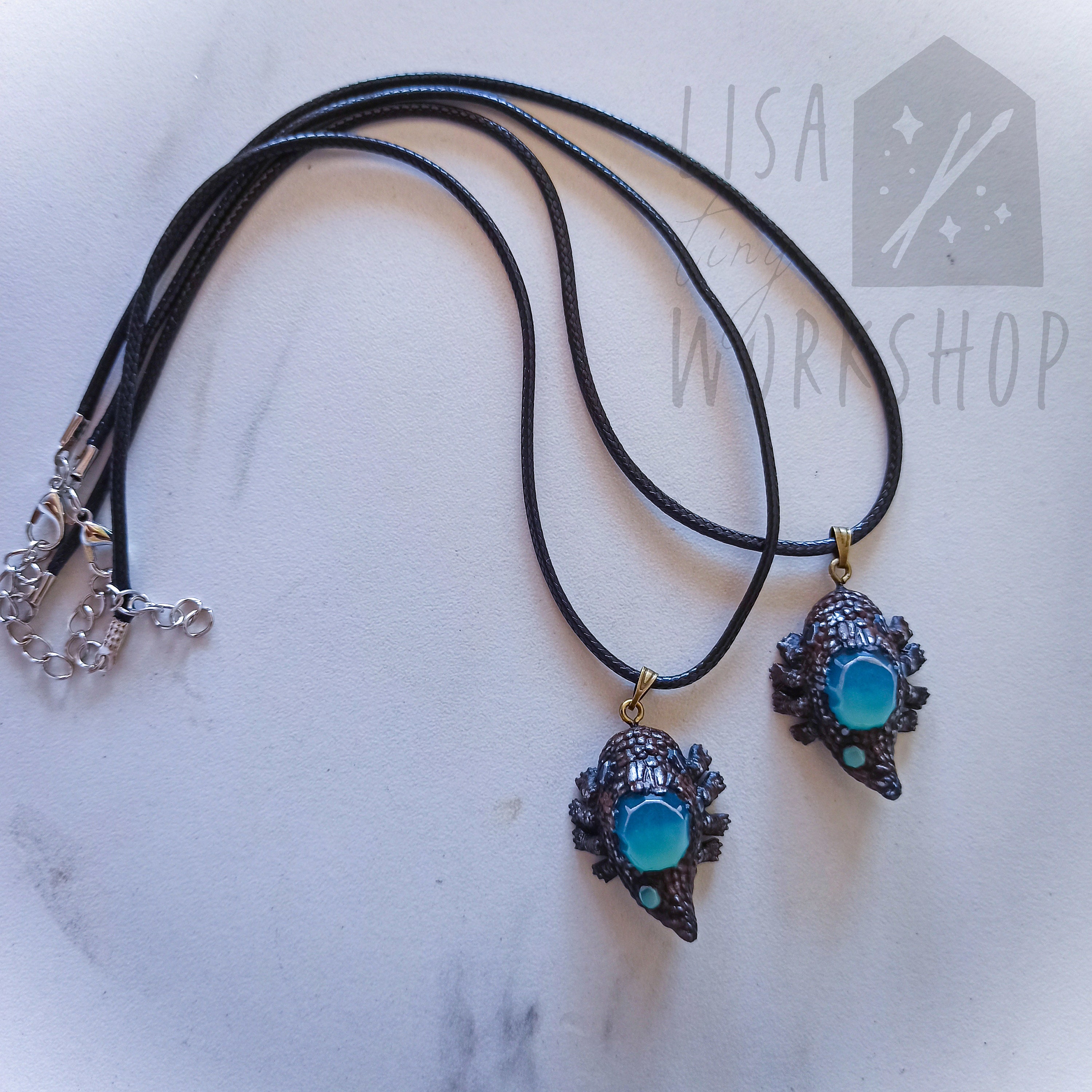 Necklace Titanite Dark Souls Elden Ring Crystal Lizard - Etsy