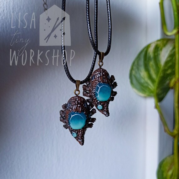 Necklace Titanite Dark Souls Elden Ring Crystal Lizard - Etsy