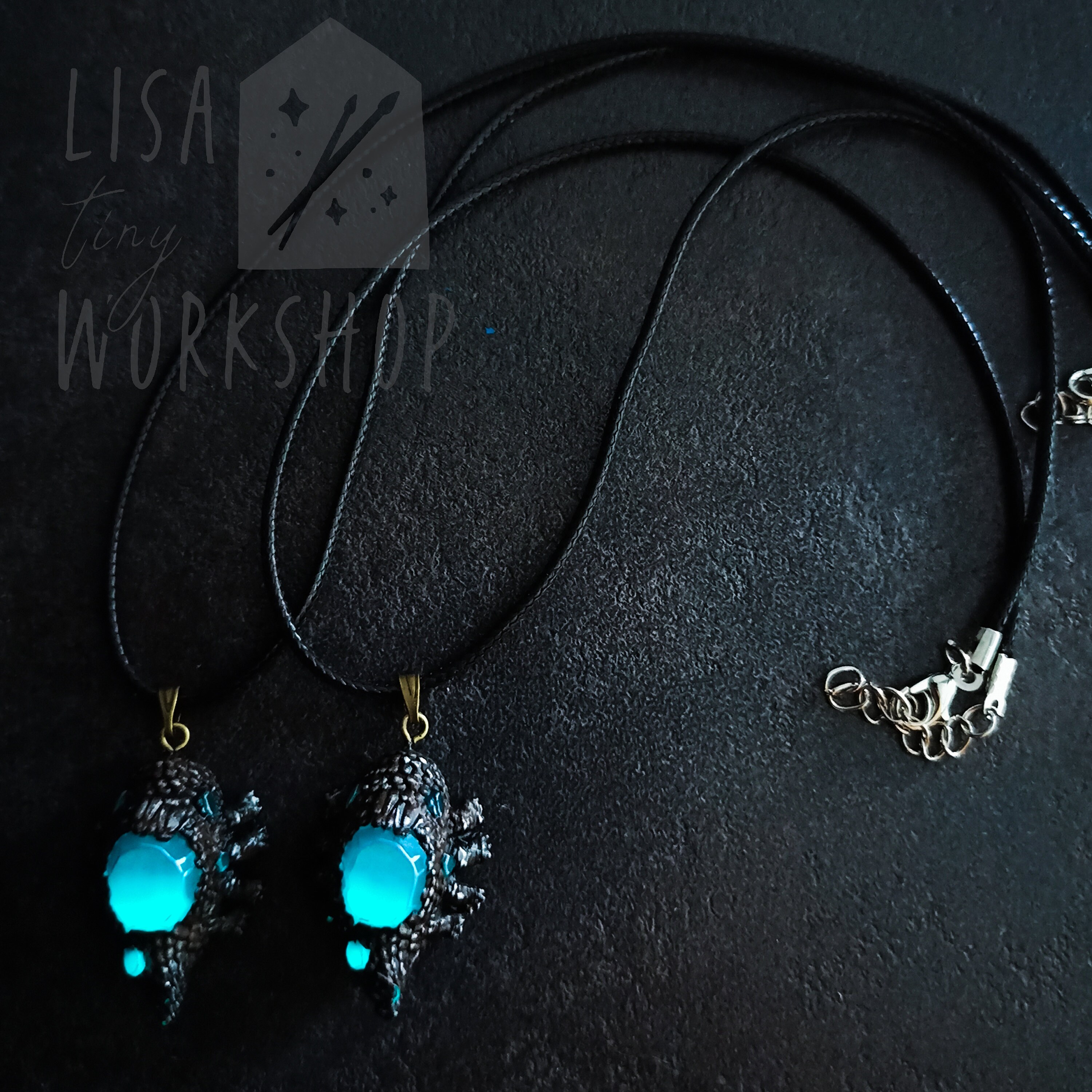 Necklace Titanite Dark Souls Elden Ring Crystal Lizard - Etsy