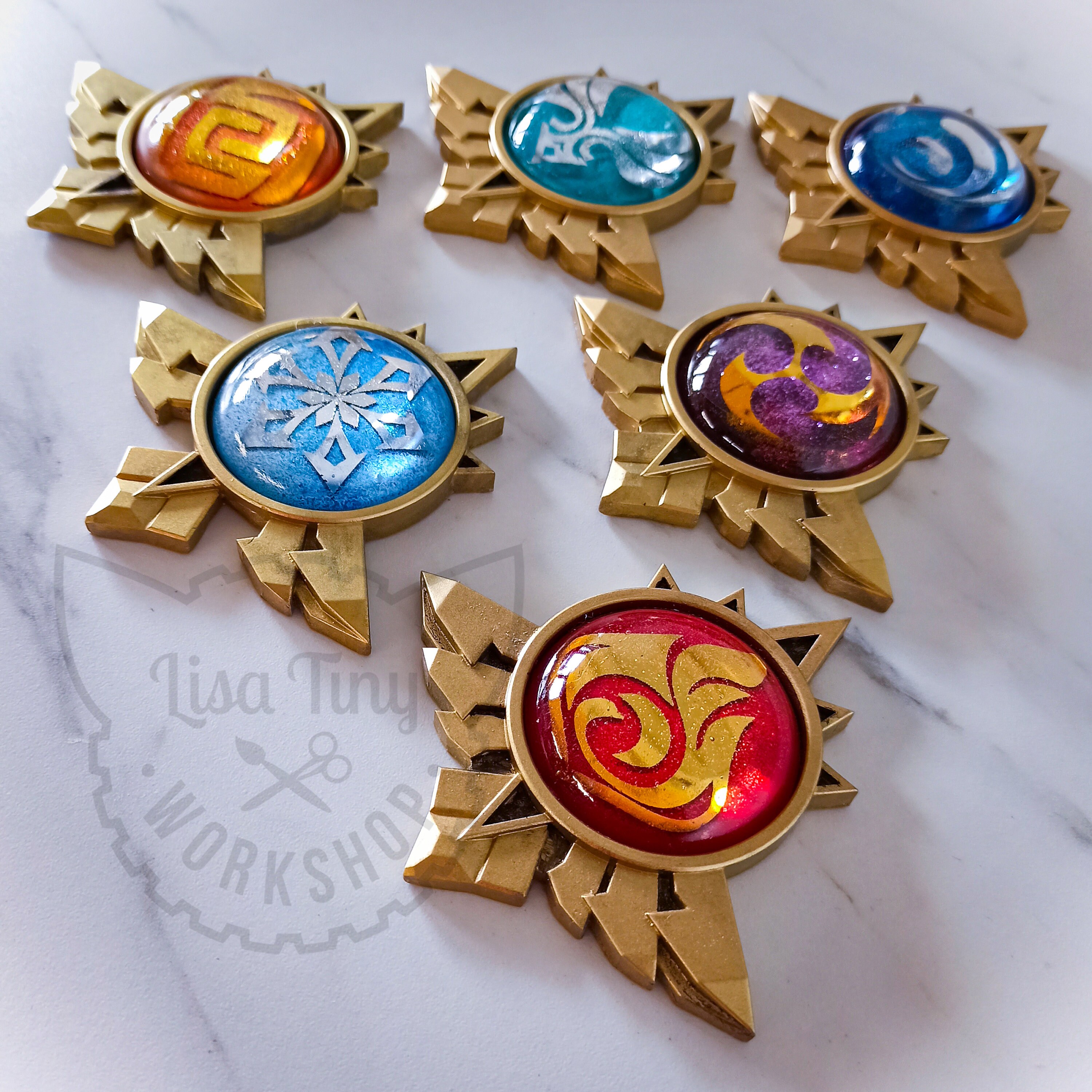 Mondstadt Characters Vision Charm | Etsy