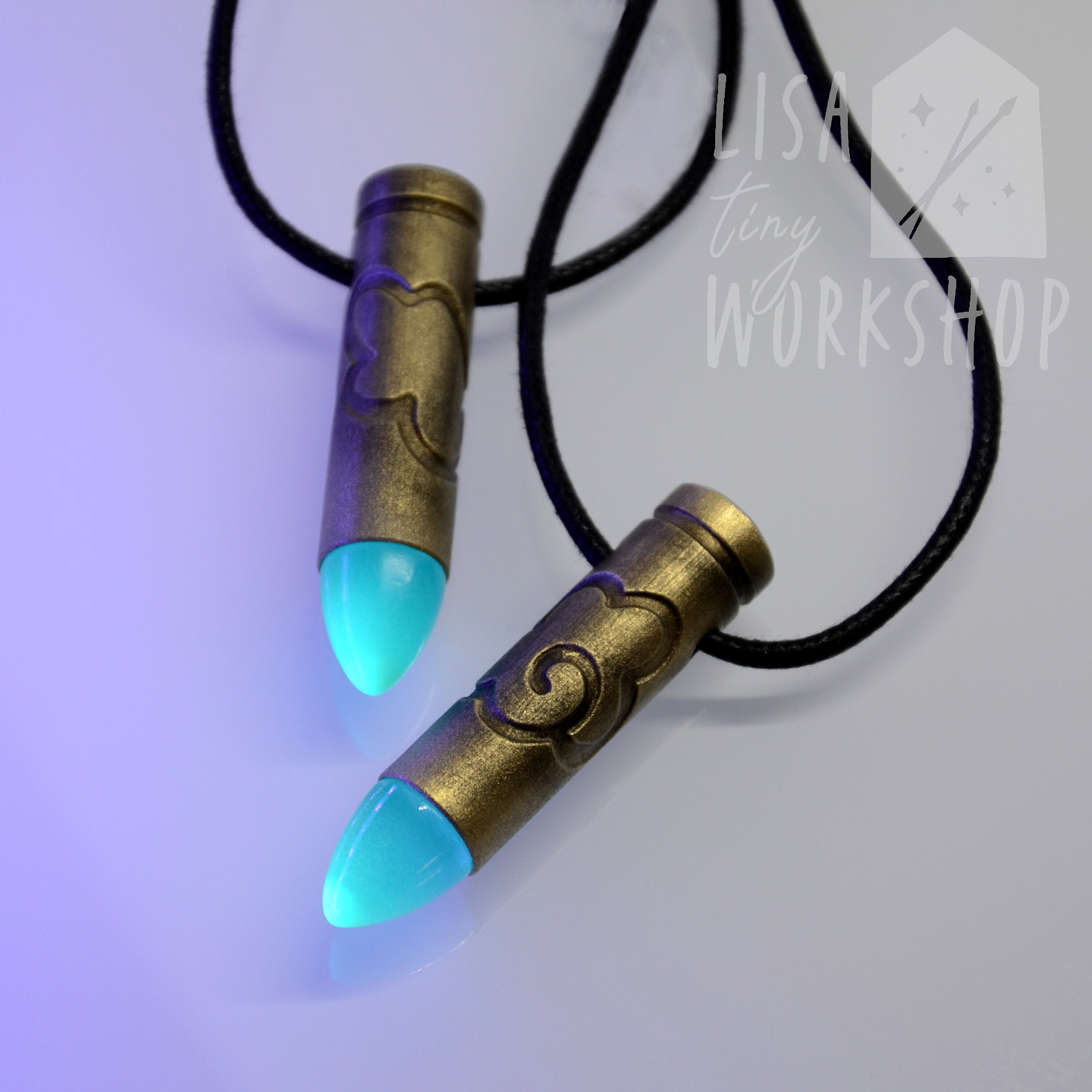 Jinx Bullet Cosplay Necklace Fluo - Etsy UK