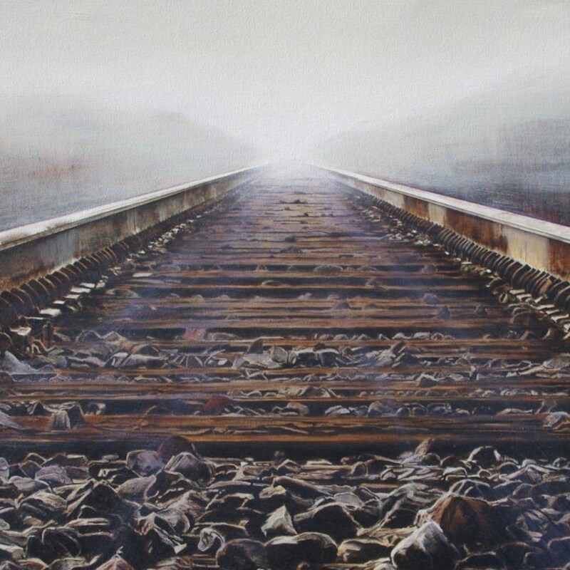 Railroad Tracks Svg - Etsy