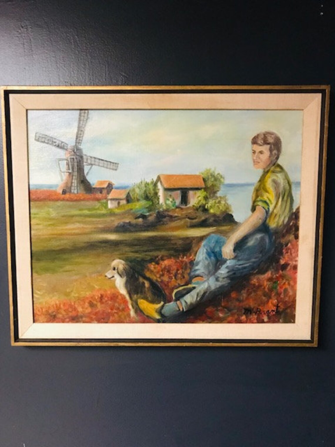 Vintage Signed Dutch Oil Painting Impressionism Framed Art W | Etsy