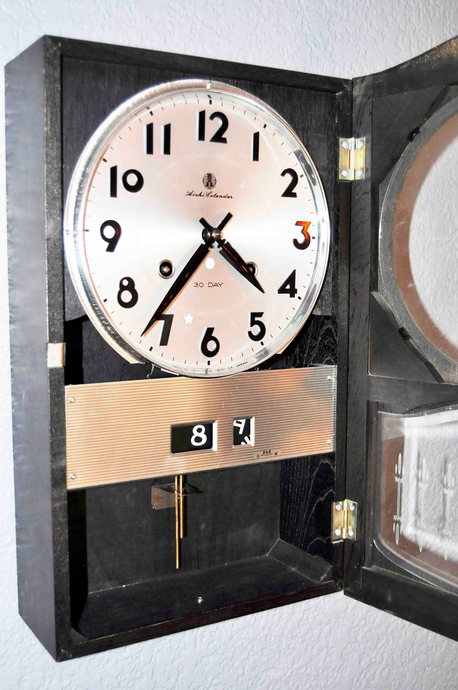 Vintage Aichi Tokei Denki K.k. Japan 30 Day Wall Clock - Etsy UK