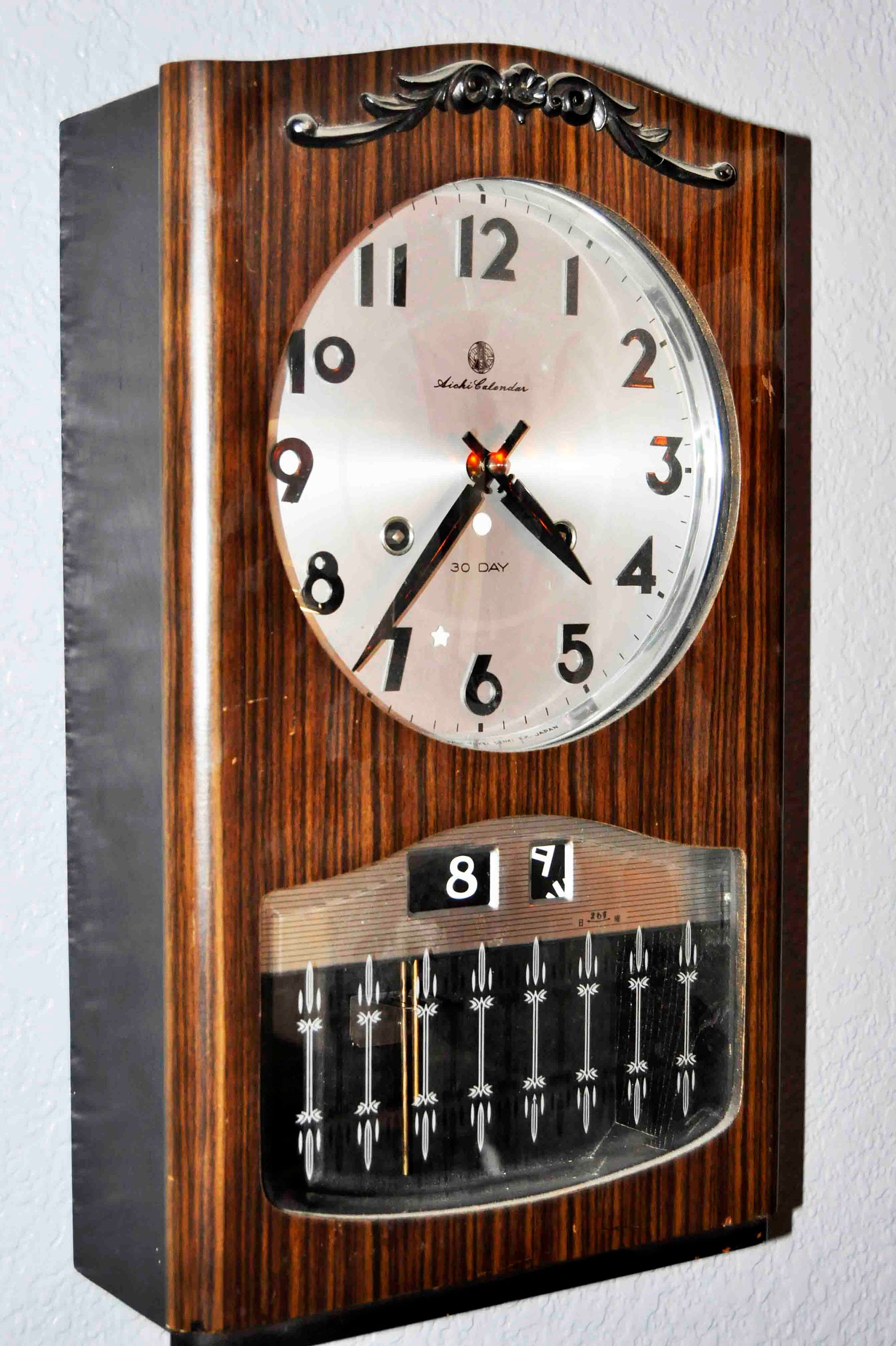 Vintage Aichi Tokei Denki K.k. Japan 30 Day Wall Clock - Etsy UK