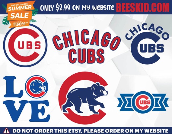 Chicago-cubs-svg Clipart Bundle Cutting File Sport Svg - Etsy