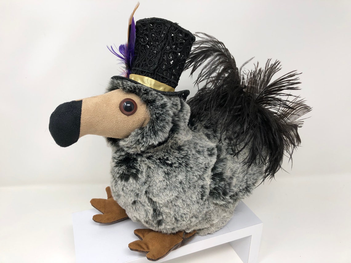 Extinct Dodo Bird Stuffed Plush Animal with Ostrich Feathers | Etsy