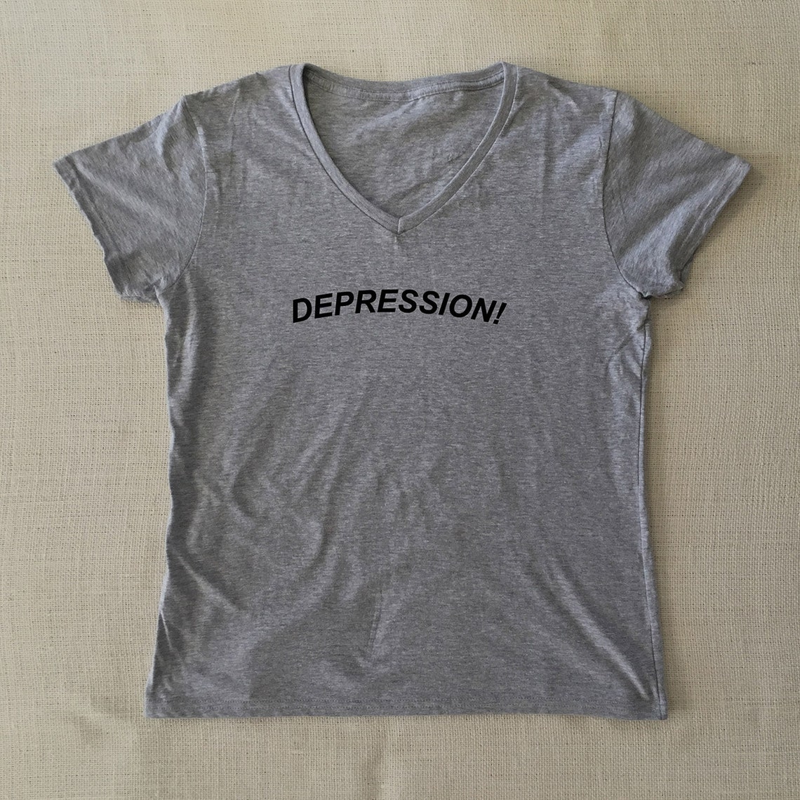 Depression T-shirt Fun Funny Tshirts Political Anti - Etsy