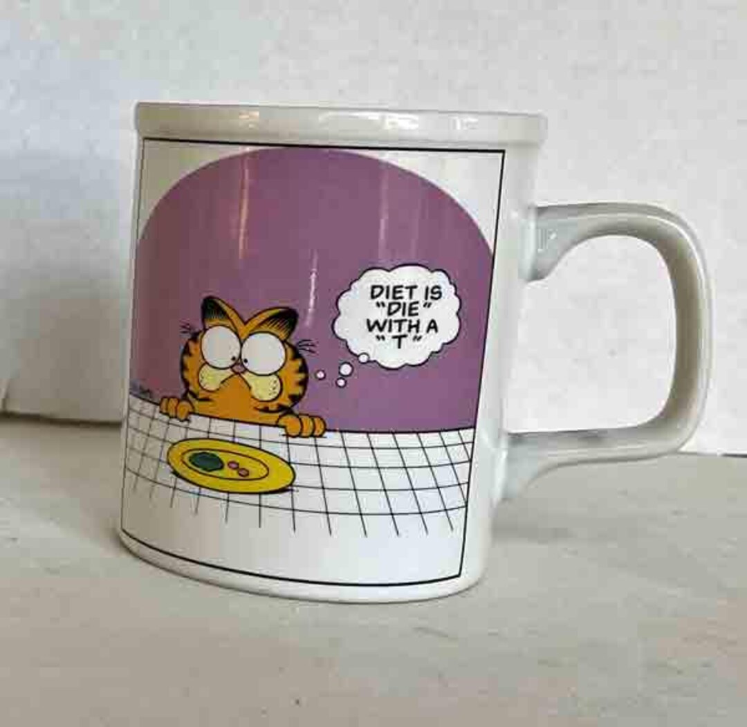Vintage Garfield Mug | Gift for Garfield Lover | Collectable Garfield ...