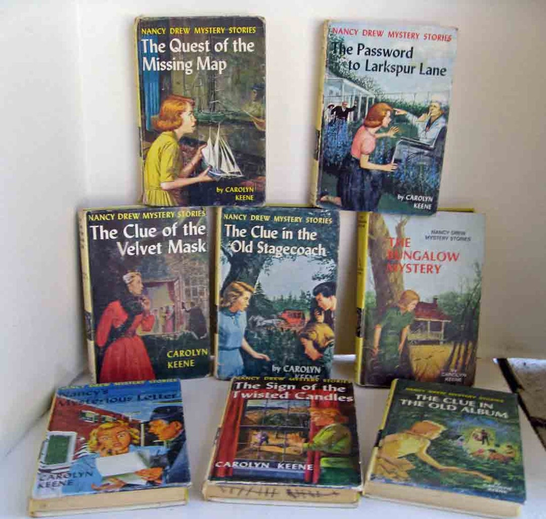 Nancy Drew Mystery Series Package of 8 Books, Carolyn Keene, Grosset ...