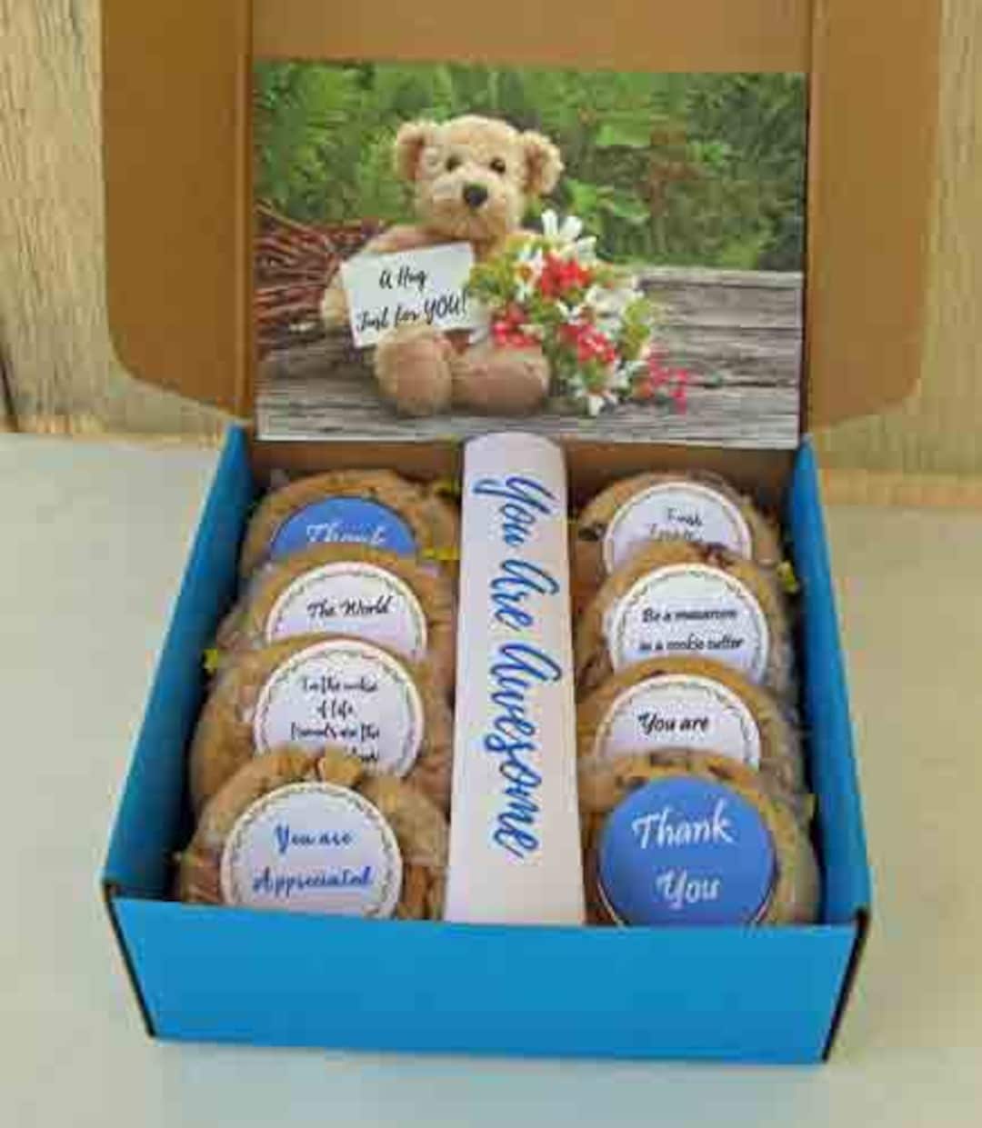 Bear Hug Cookie Gift Box – Inspirational Chocolate Chip Cookies ...